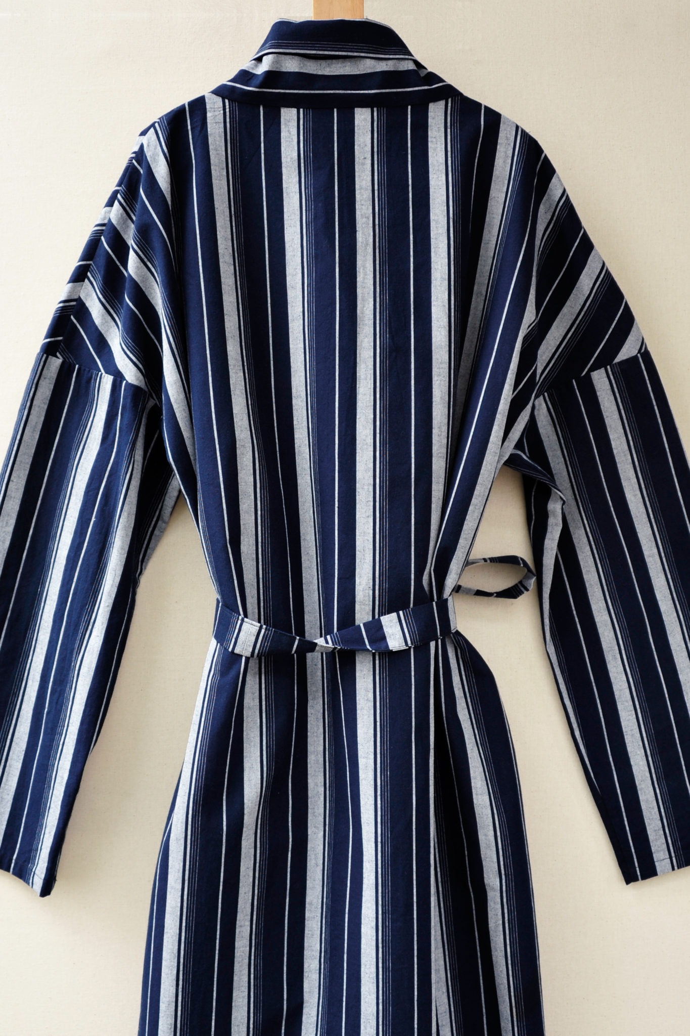 THYOS Dress #Indigo stripes - Roxane Baines – Official website